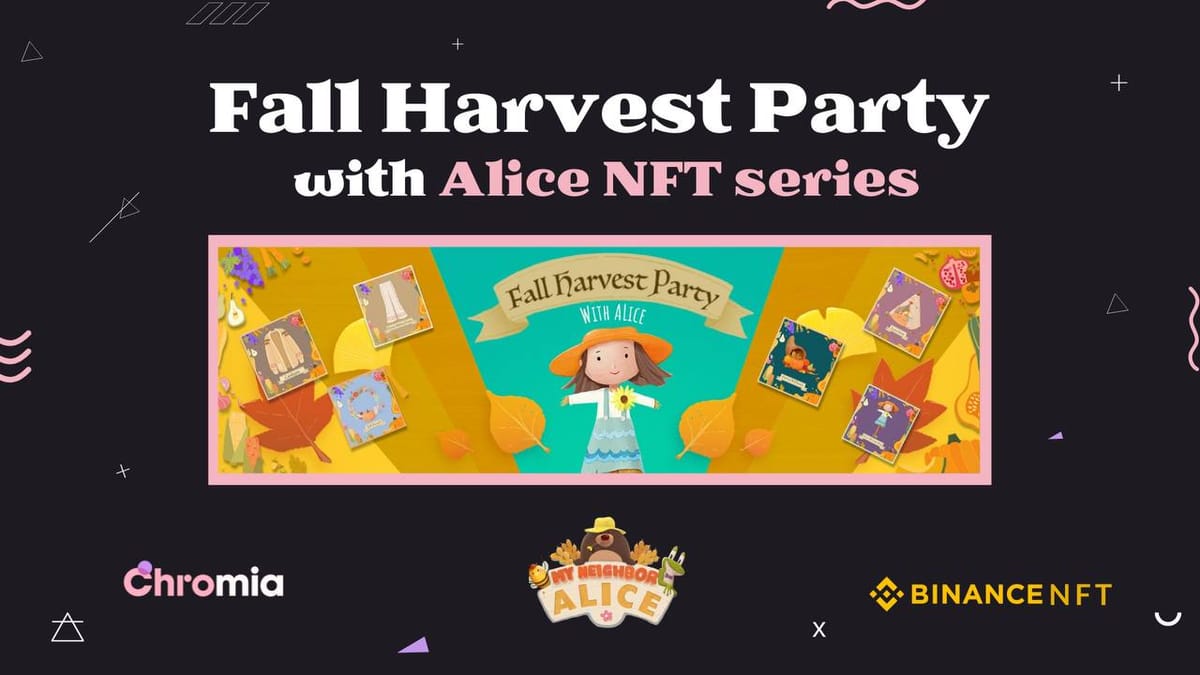 The My Neighbor Alice 'Fall Harvest NFT' Sale Has Concluded